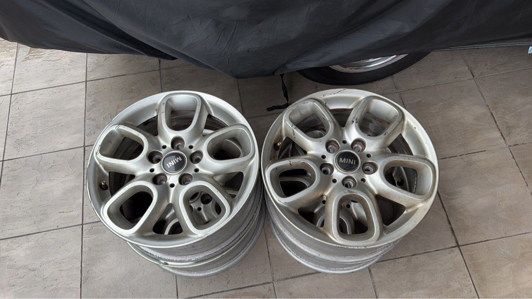 Mini Cooper Original Rims, Auto Accessories on Carousell