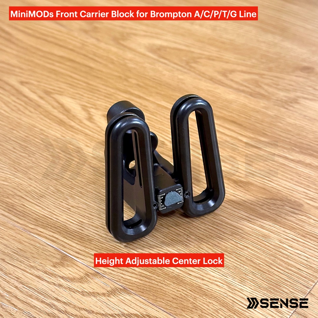 (Ready Stock) MiniMODs Front Carrier Block for Brompton A/C/P/T/G Line, Sports Equipment ...