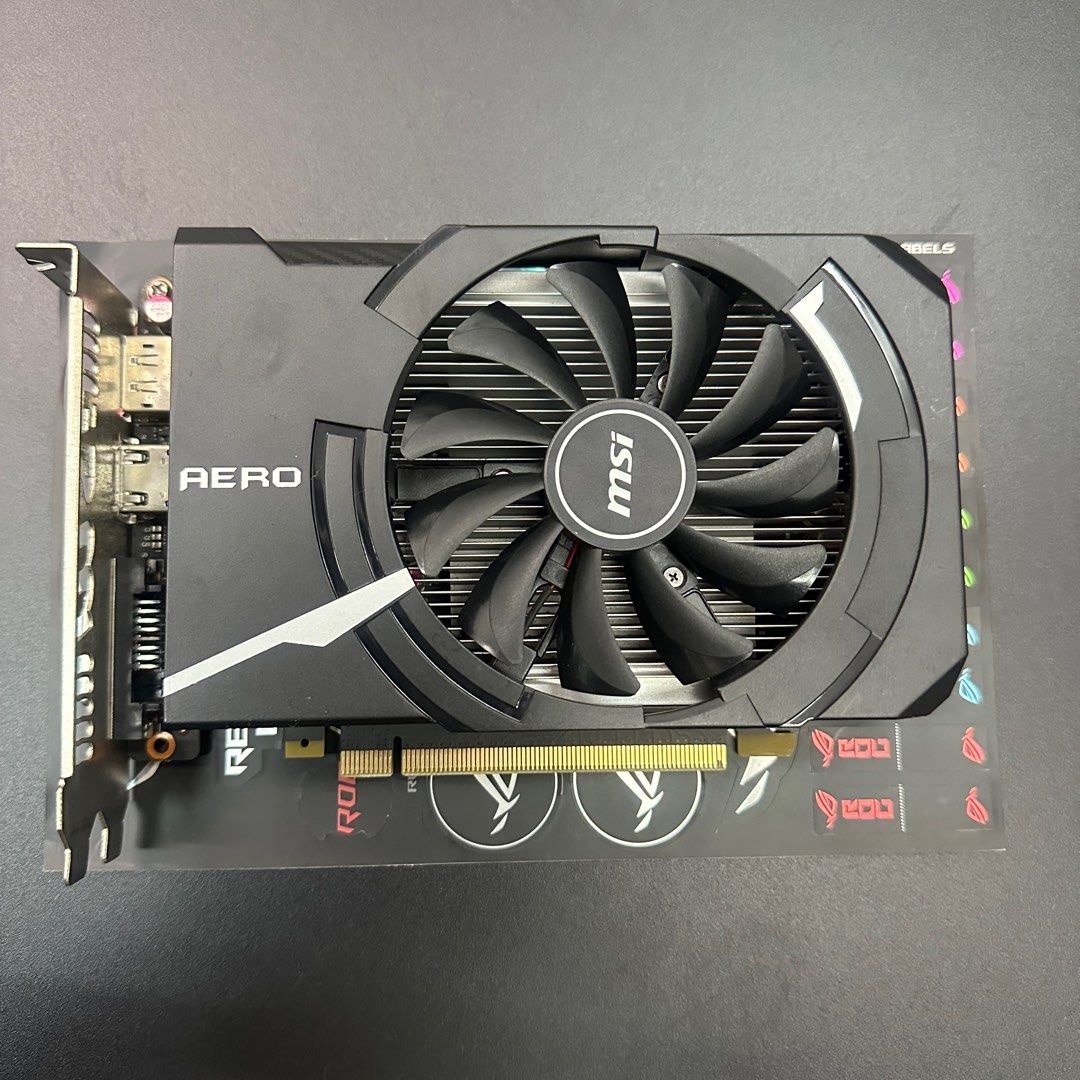 MSI GeForce GTX 1050 AERO 2G OCV1 淨卡 顯示卡 顯卡 Display Card NVIDIA 100%work 全正常, 電腦＆科技, 電腦周邊及配件, 電腦 ...