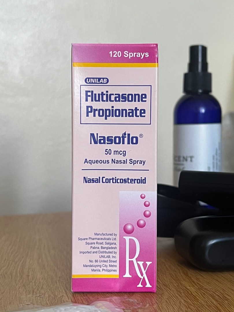 Nasoflo 50mcg Fluticasone Nasal Spray, Health & Nutrition, Medical ...