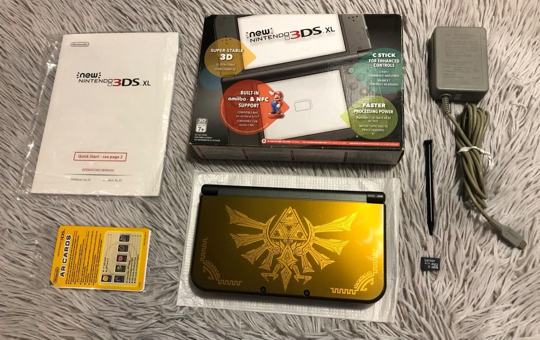 New 3DS XL New Nintendo 3DS XL Hyrule Edition USA Region! Almost New ...