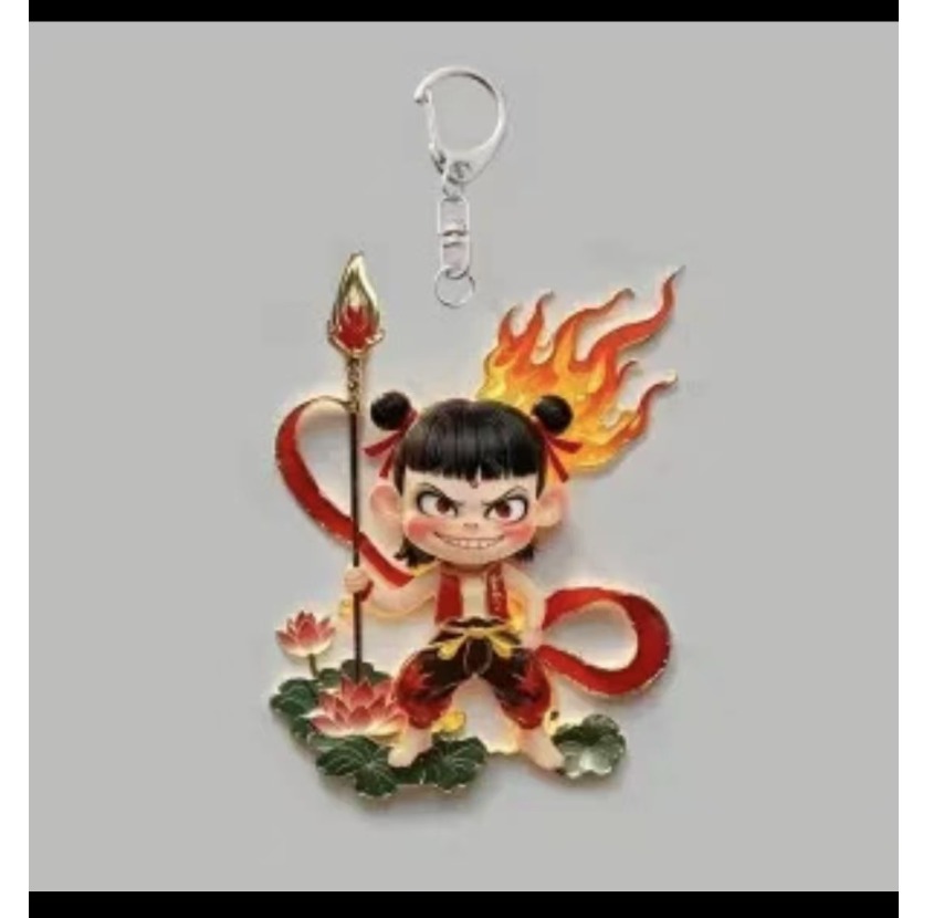 Nezha 2 Chaos in Sea Demon Boy Figurine Keychain x3, Hobbies & Toys ...