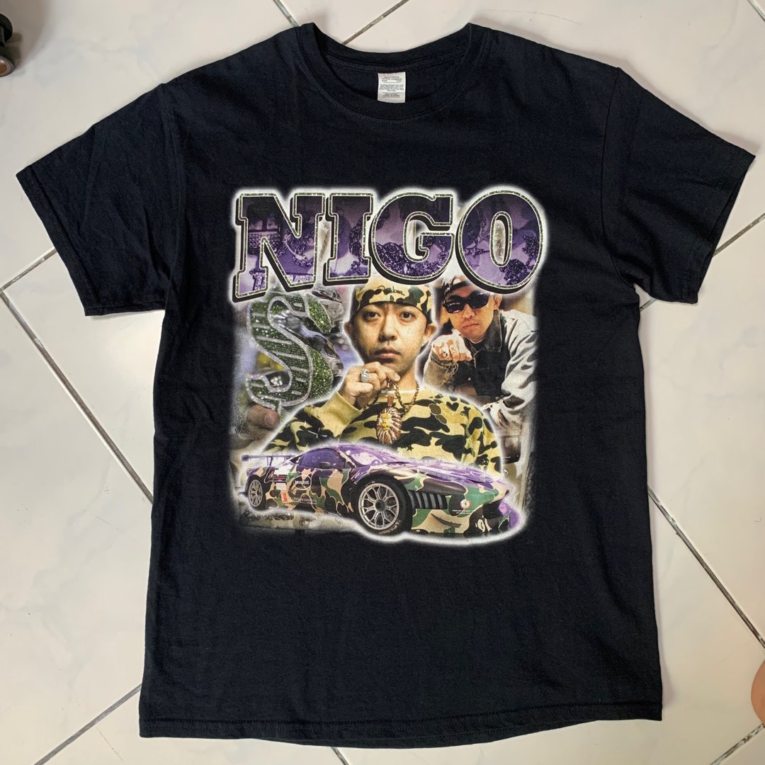 NIGO BAPE Shirt, Men's Fashion, Tops & Sets, Tshirts & Polo Shirts on ...