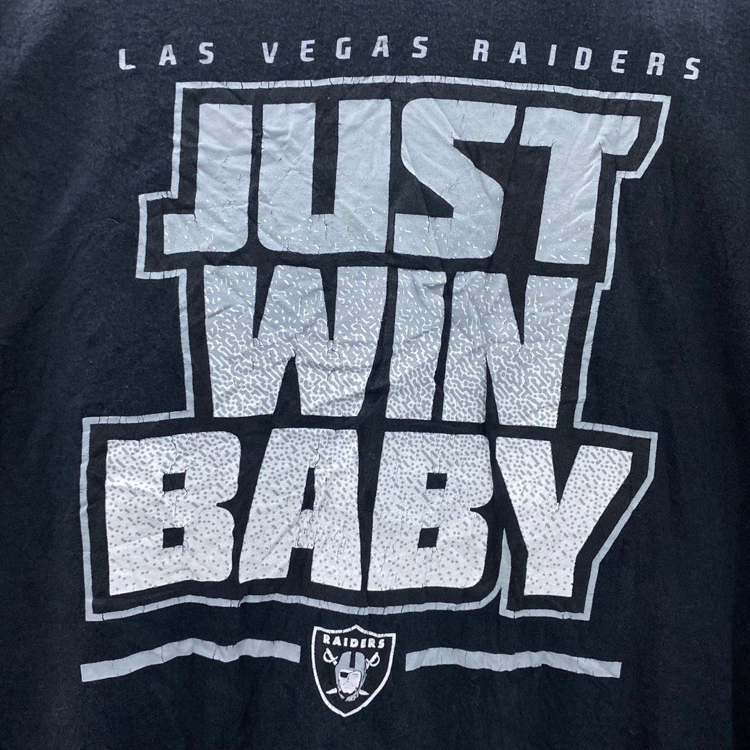 Nike Las Vegas Raiders Just Win Baby LS, Men's Fashion, Tops & Sets ...
