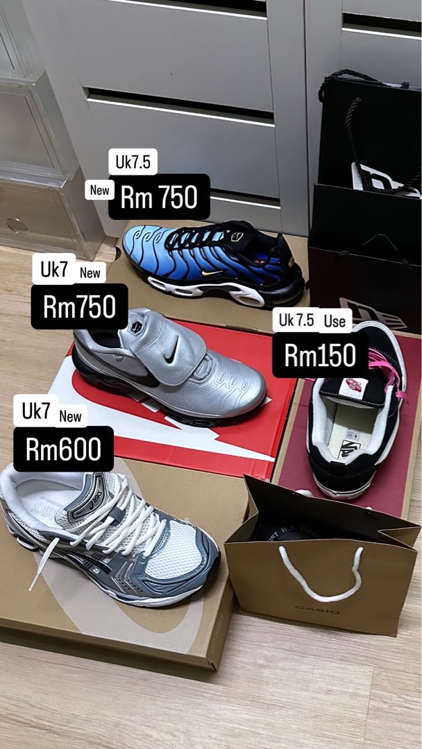 NIKE TN ASICS KAYANO 14, Women's Fashion, Footwear, Sneakers on Carousell