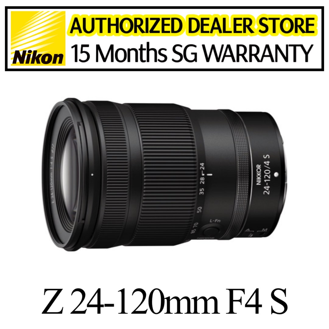 Nikon Z 24-120mm F4 S Lens | Z24-120mm, Photography, Lens & Kits on Carousell