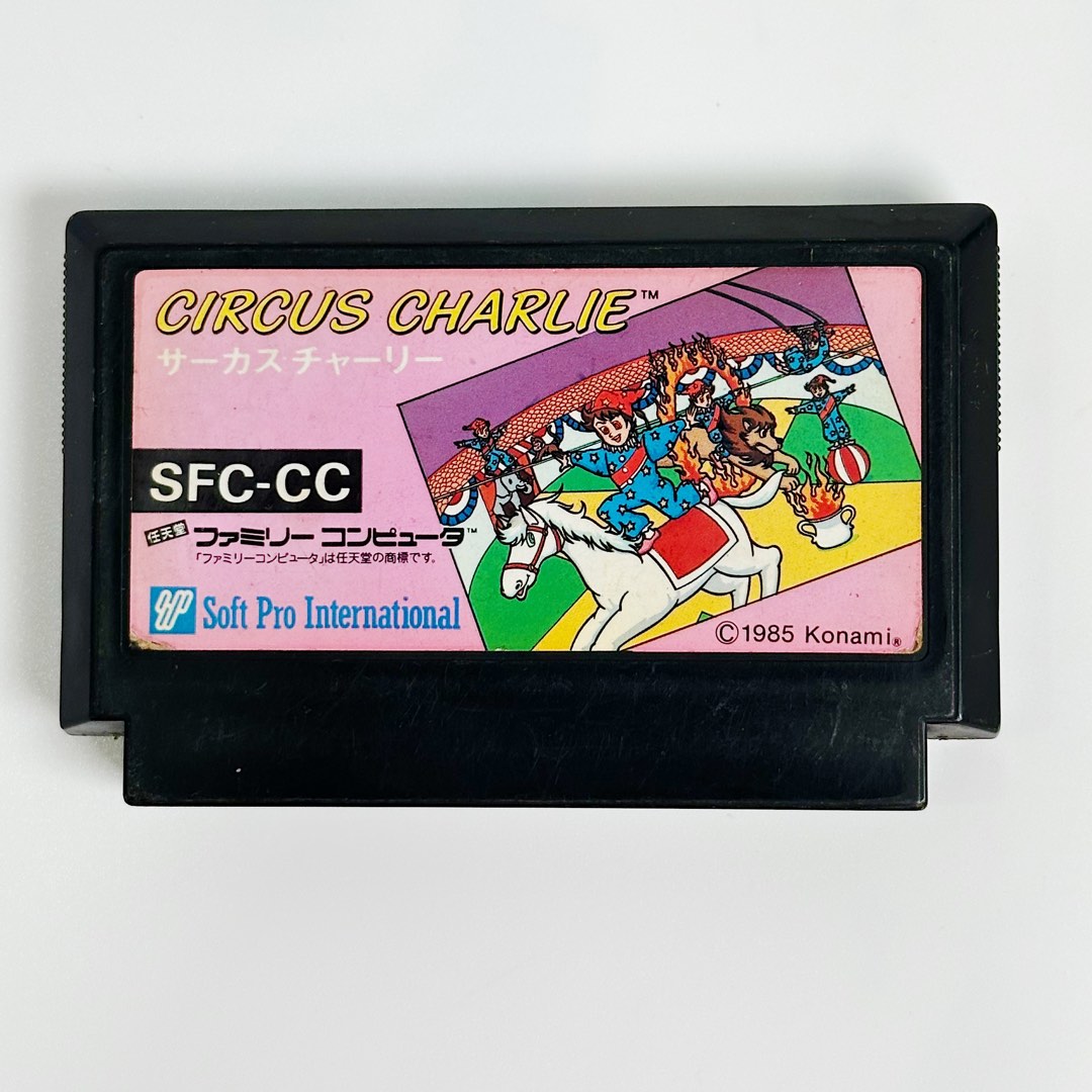 Nintendo Famicom NES FC Circus Charlie (jp ver), Video Gaming, Video ...