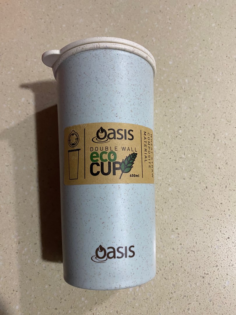 Oasis Double Wall Eco Cup 400ml, Furniture & Home Living, Kitchenware & Tableware, Pitchers ...