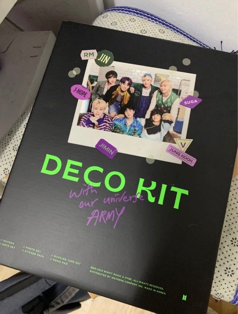Official BTS Deco Kit Fullset, Hobbies & Toys, Books & Magazines ...