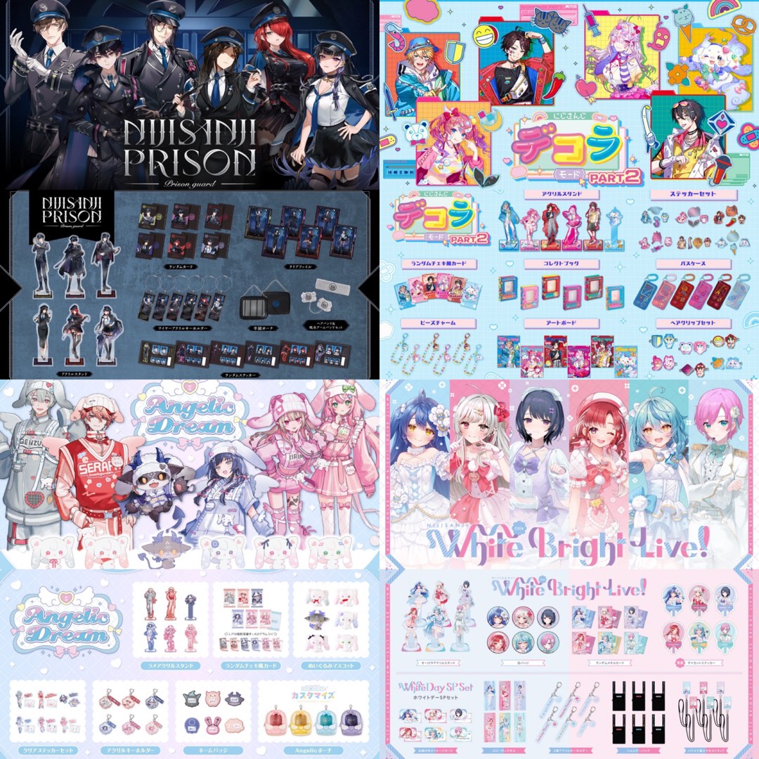 [OFFICIAL PO] Nijisanji: Nijisanji Prison, Angelic Dream, Decora Mode ...