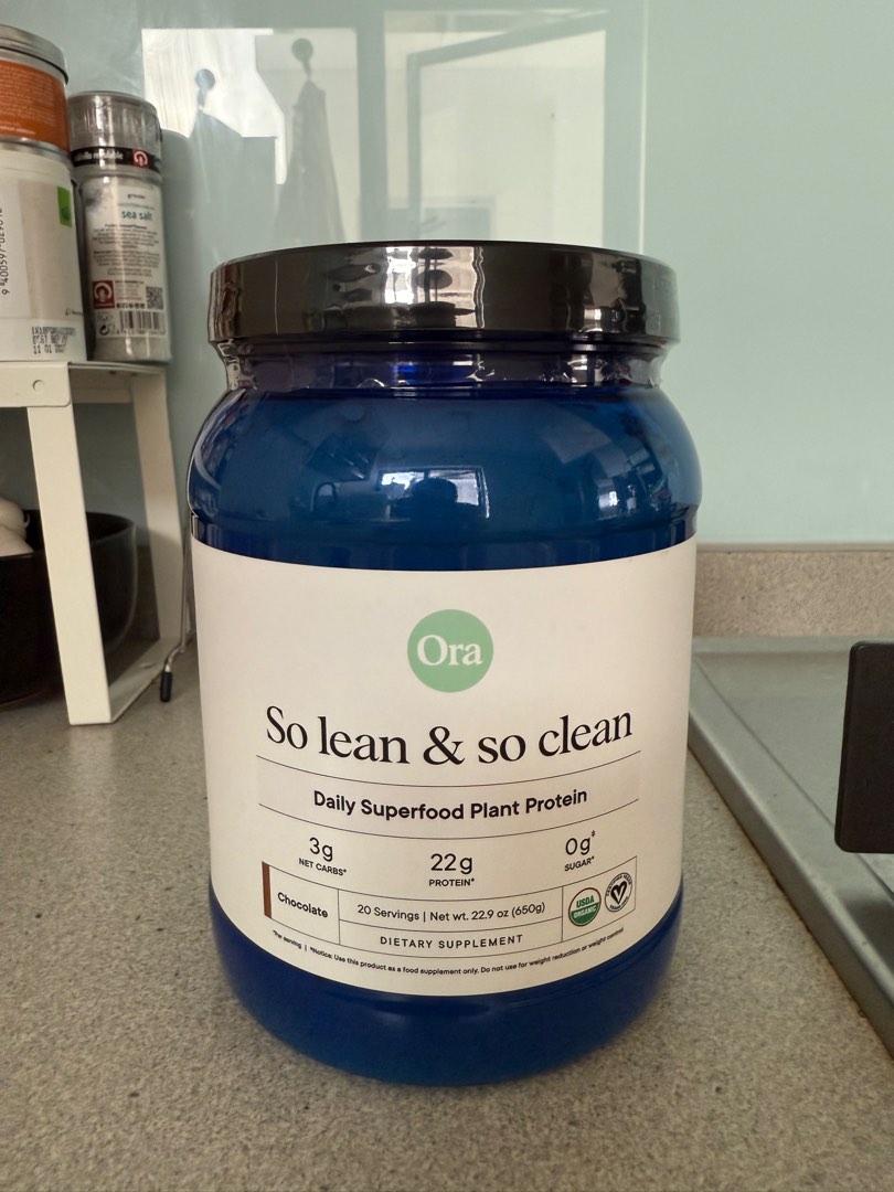Ora So Lean & So Clean, Plant-Based Superfood Protein, Chocolate 650g ...