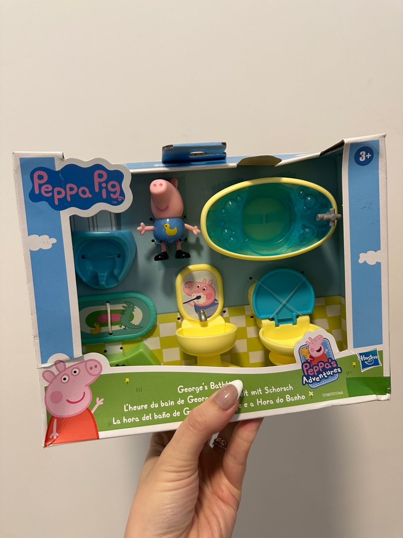 Peppa pig George bathroom playset, Hobbies & Toys, Toys & Games on ...