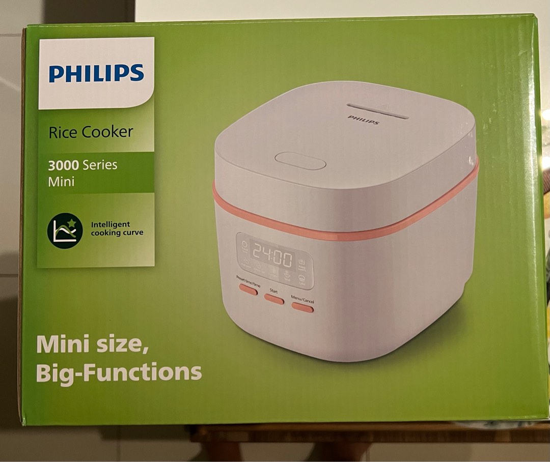 Philips Rice Cooker 3000 series mini, TV & Home Appliances, Kitchen ...