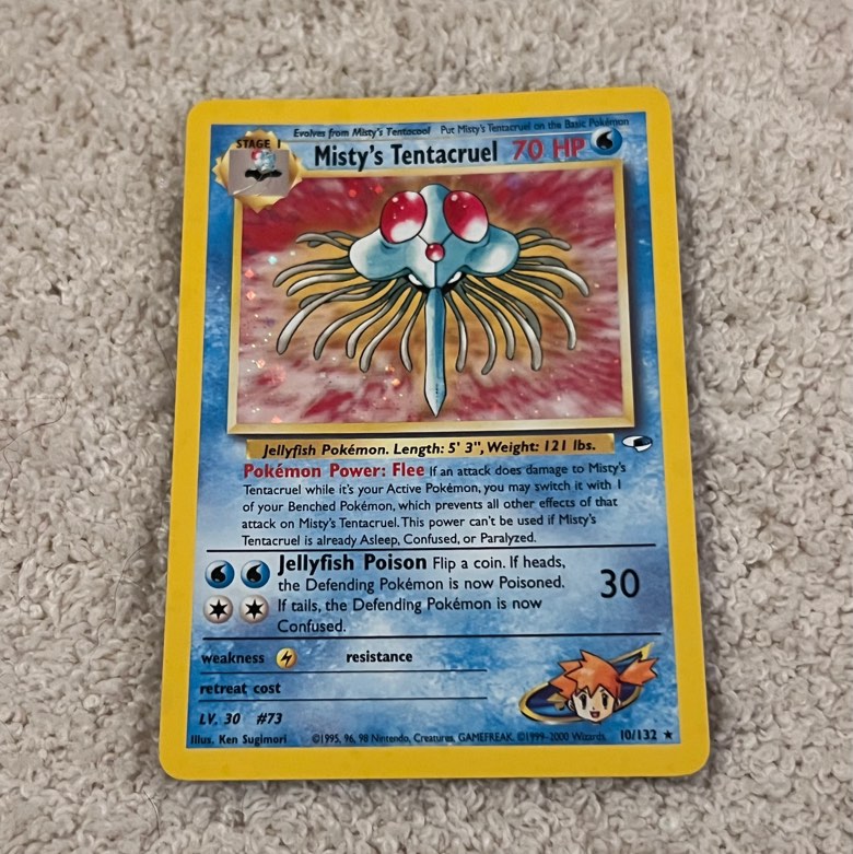 Pokemon - Misty’s Tentacruel 10/132, Hobbies & Toys, Toys & Games on ...