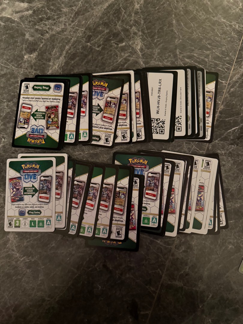 pokemon live tcg code cards, Hobbies & Toys, Toys & Games on Carousell