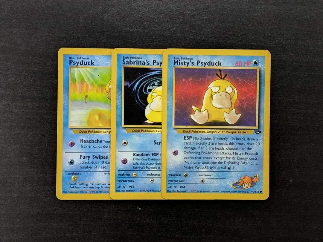 Pokemon Misty Psyduck | Sabrina Psyduck Set, Hobbies & Toys, Toys ...