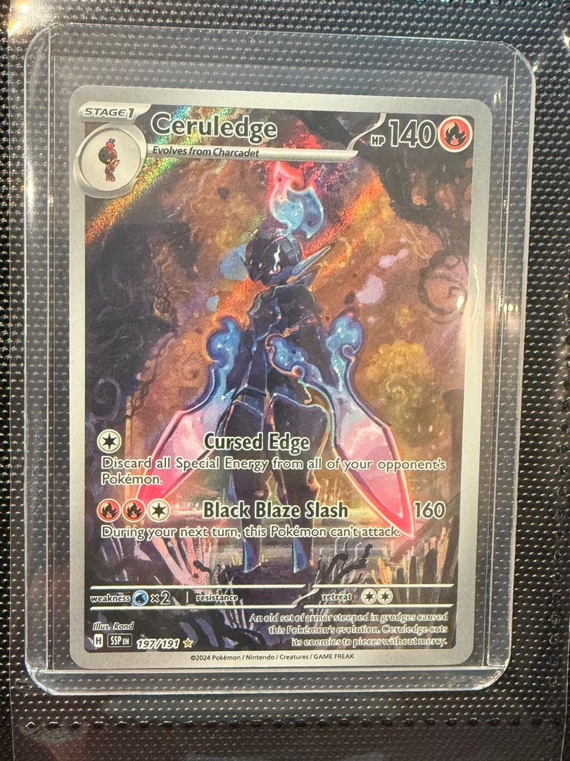 Pokemon TCG Ceruledge SIR Surging Sparks, Hobbies & Toys, Toys & Games ...
