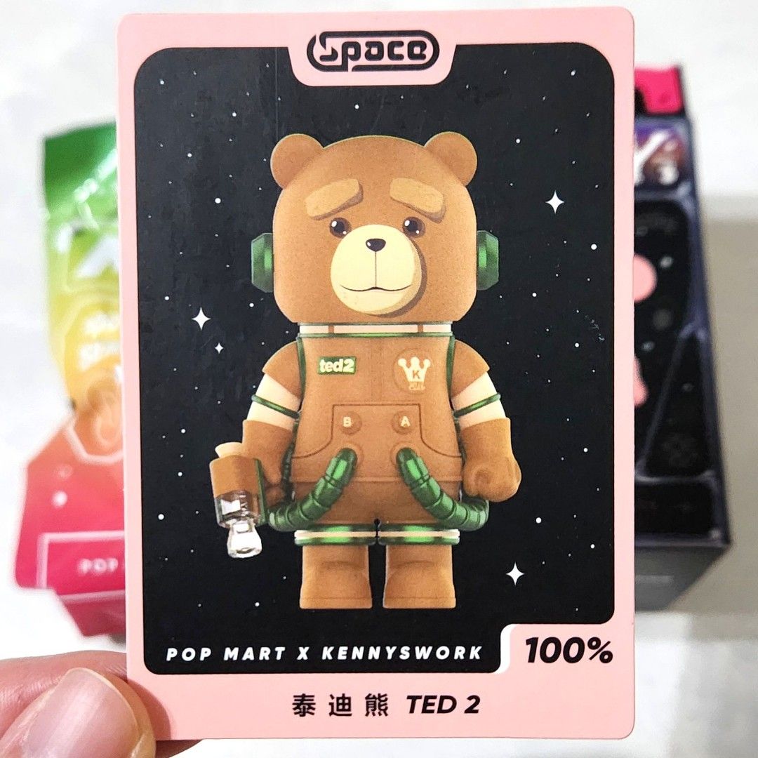 Popmart Mega Space Molly 100% 3 Figure Blind Box, Ted 2, Hobbies & Toys ...