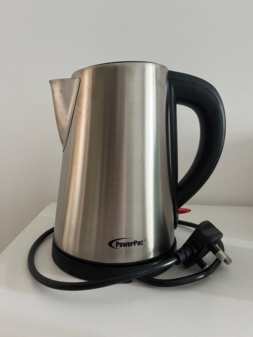 PowerPac Cordless Kettle Jug Stainless Steel Cordless Jug 1.0L, TV ...