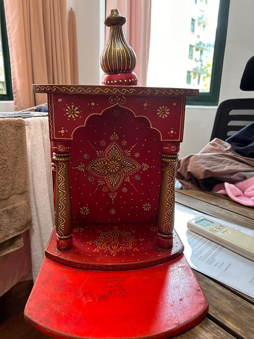 Prayer stand (puja stand), Furniture & Home Living, Home Decor ...