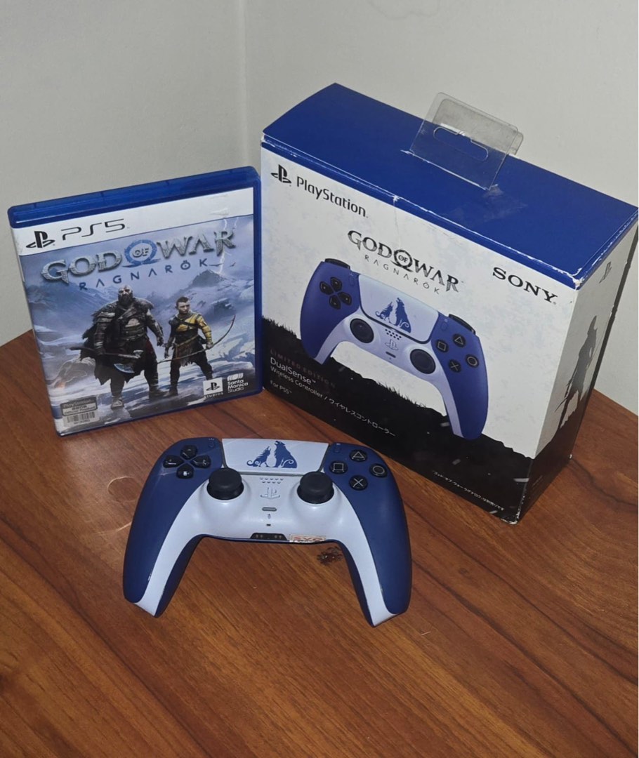 Rare Stick PS 5 bundling kaset PS 5 God Of War Ragnarok, Video Game ...