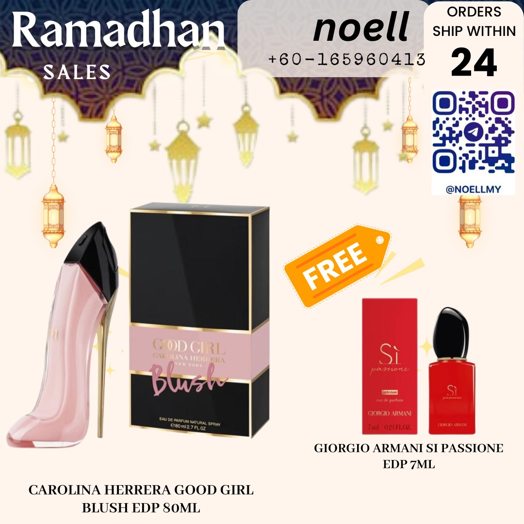 🌙RAYA SALES🌙[ORIGINAL] AUTHENTIC READY STOCK CAROLINA HERRERA GOOD GIRL ...