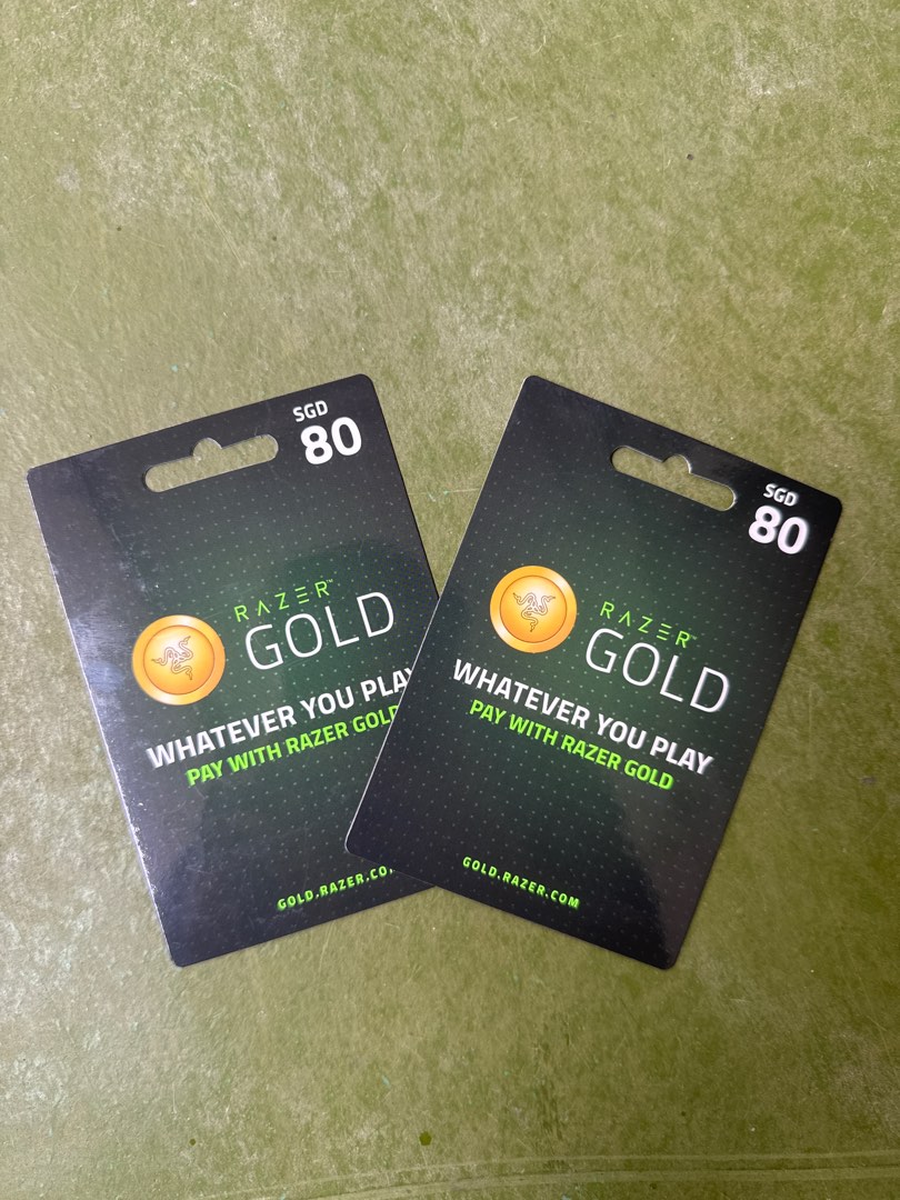 Razer Gold Card, Video Gaming, Gaming Accessories, Game Gift Cards ...