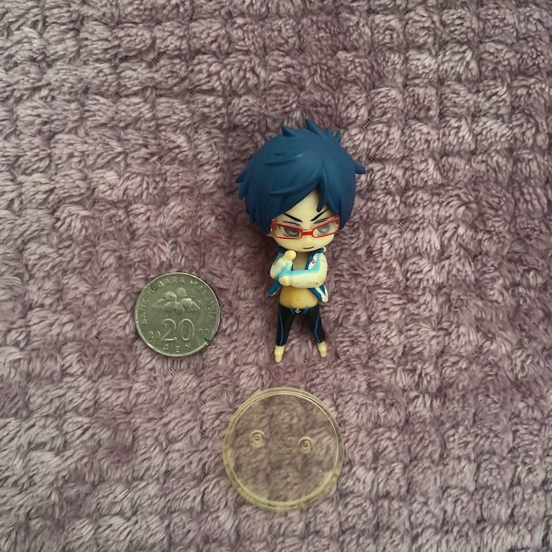 Rei FREE! chibi figure, Hobbies & Toys, Toys & Games on Carousell