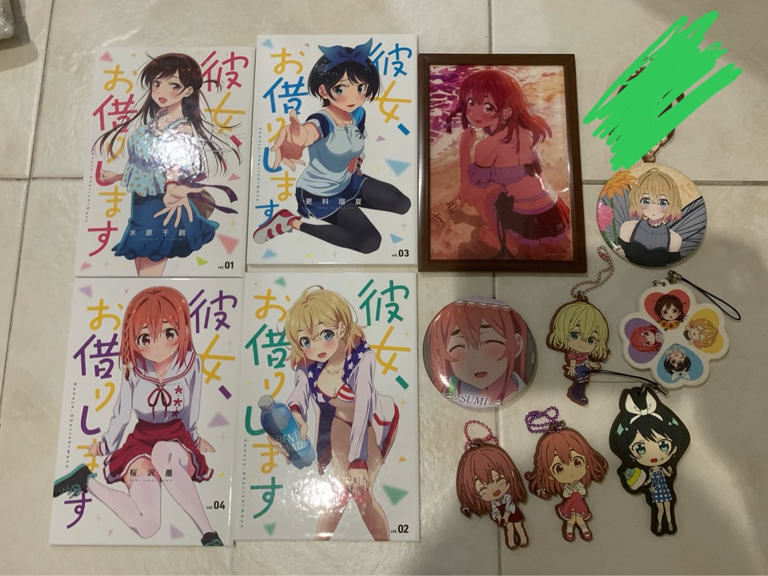 Rent a girlfriend merch (sumi, chizuru, mami, ruka), Hobbies & Toys ...