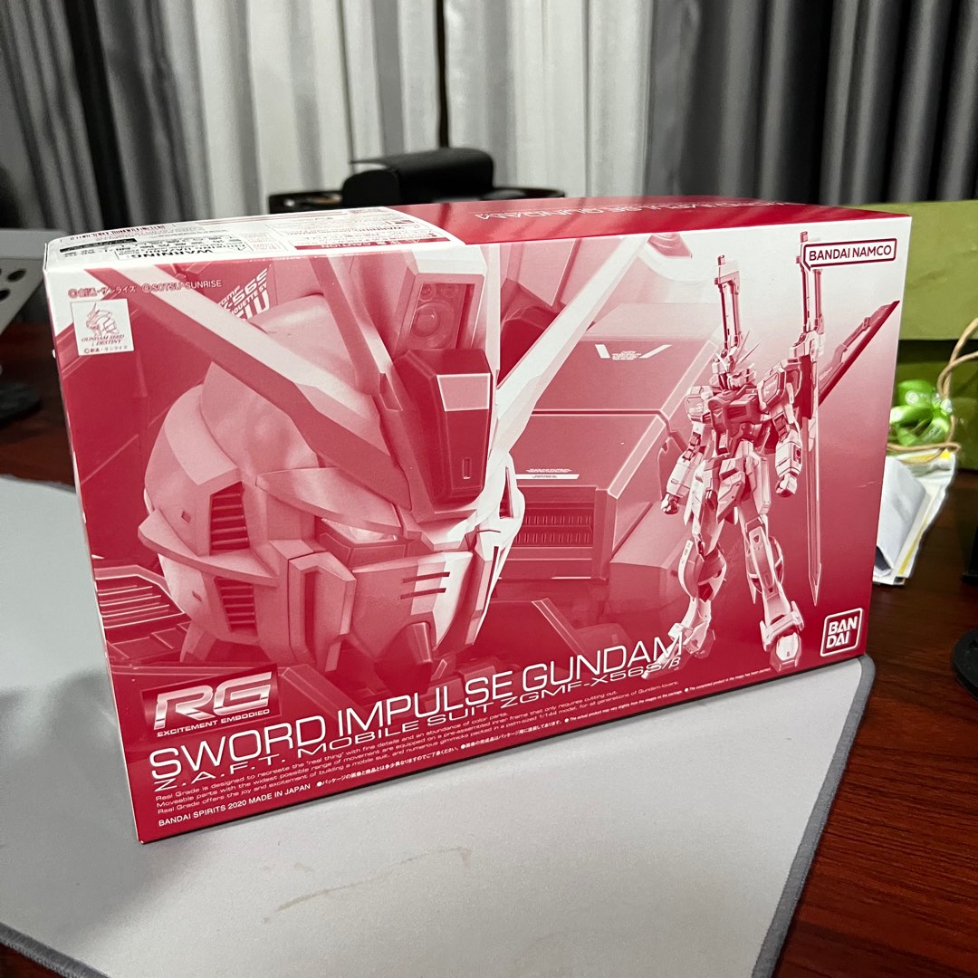 RG Sword Impulse Gundam 1/144 Unbuilt Sealed Runners (P-Bandai ...
