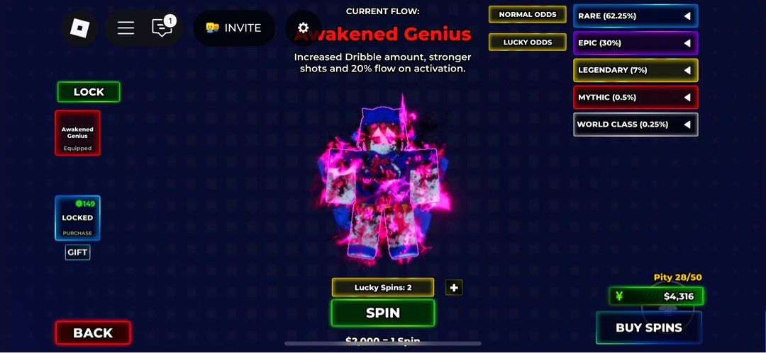 Roblox Blue Lock Rivals Sae Itoshi Style + Awakened Genius flow, Video ...