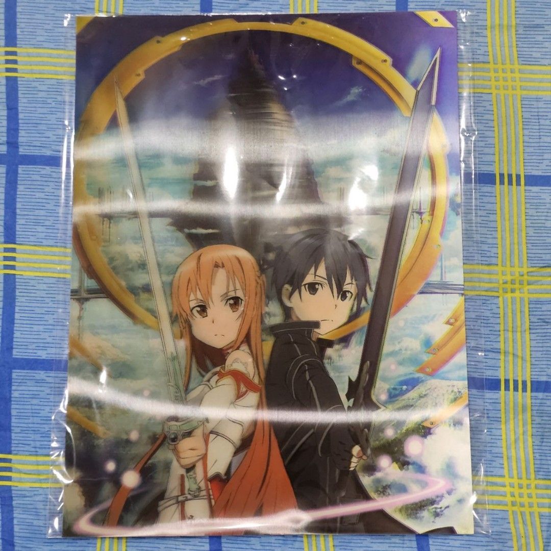 SAO and uta no prince sama a3 lenticular posters, Hobbies & Toys ...