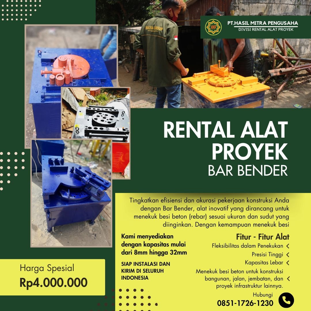 SEWA BAR BENDER DAN BAR CUTTING TANGGAMUS | RENTAL BAR BENDING ...