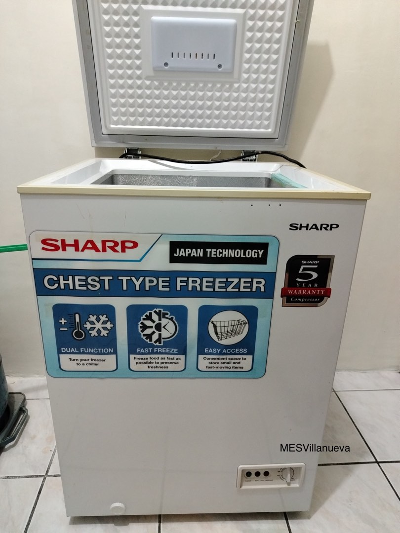 Sharp Chest Type Freezer, TV & Home Appliances, Kitchen Appliances ...