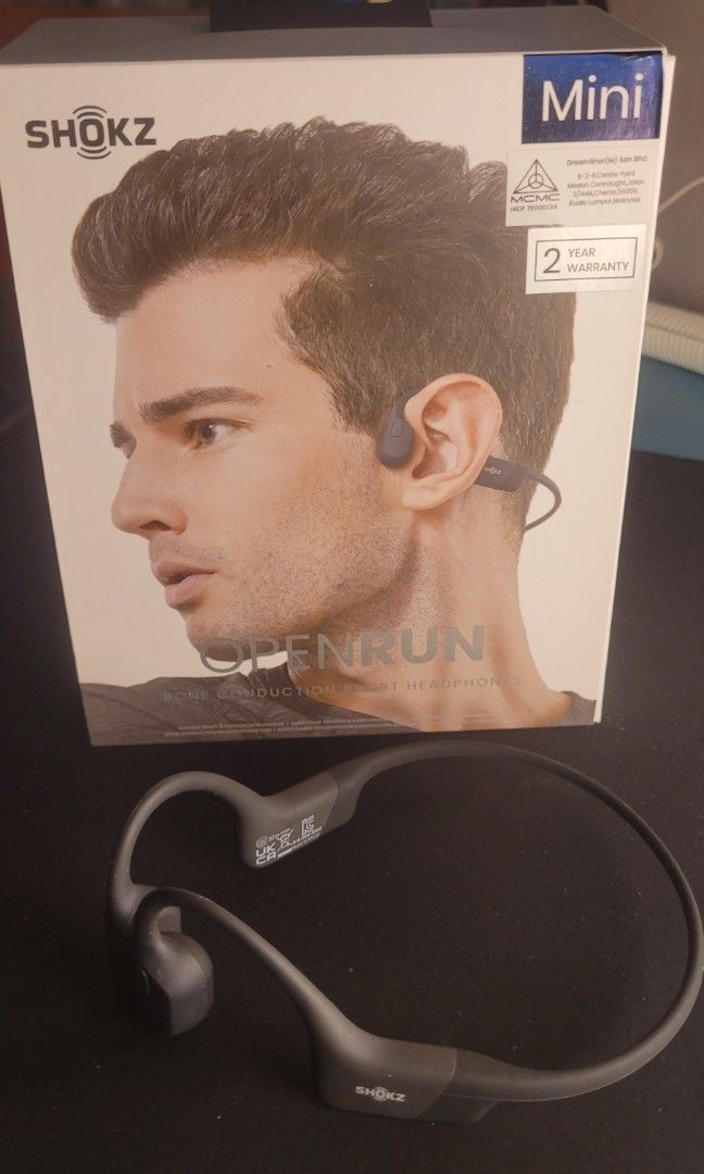 Shokz Openrun mini Black S803, Audio, Earphones on Carousell