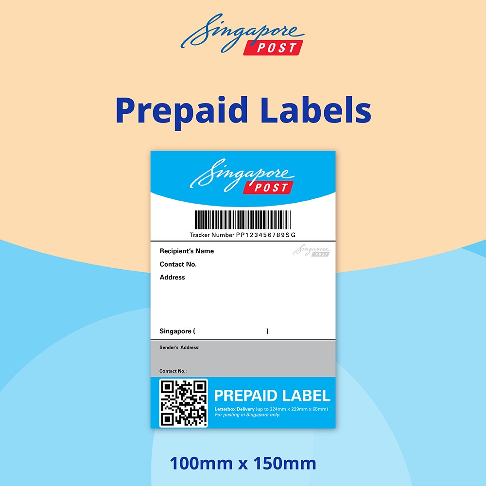 Singpost Prepaid Label - Singles / Packs, Everything Else on Carousell
