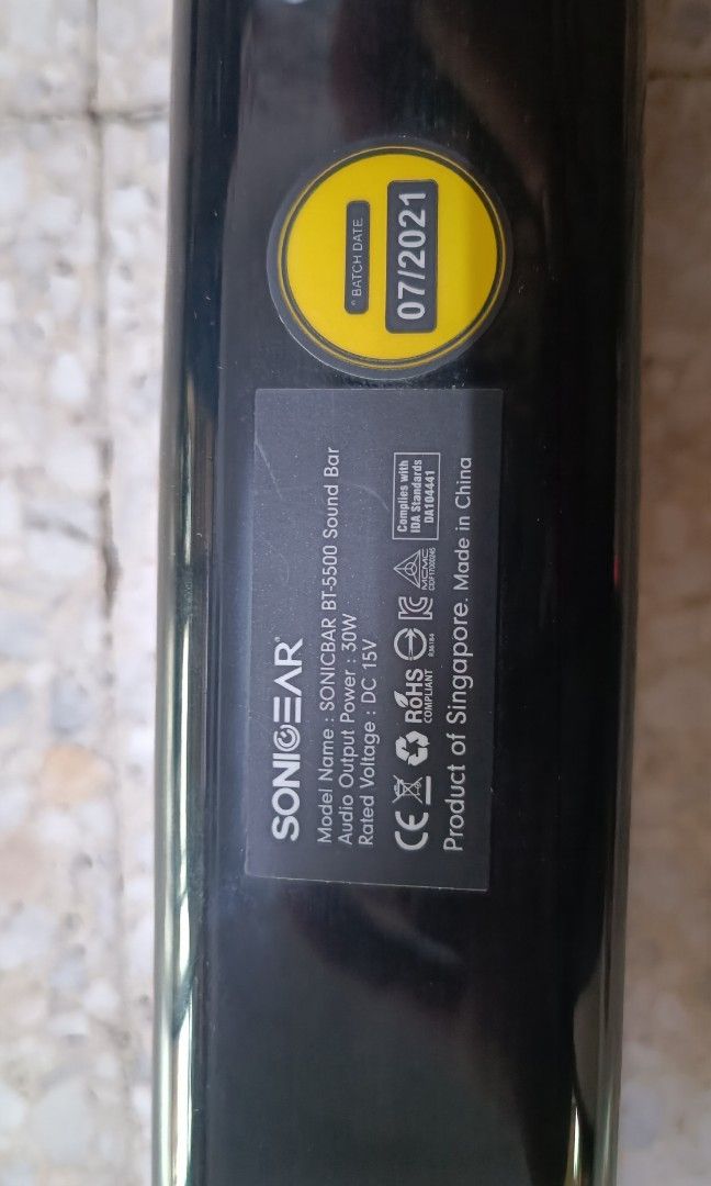 Sonic gear Soundbar BT 5500, Audio, Soundbars, Speakers & Amplifiers on ...