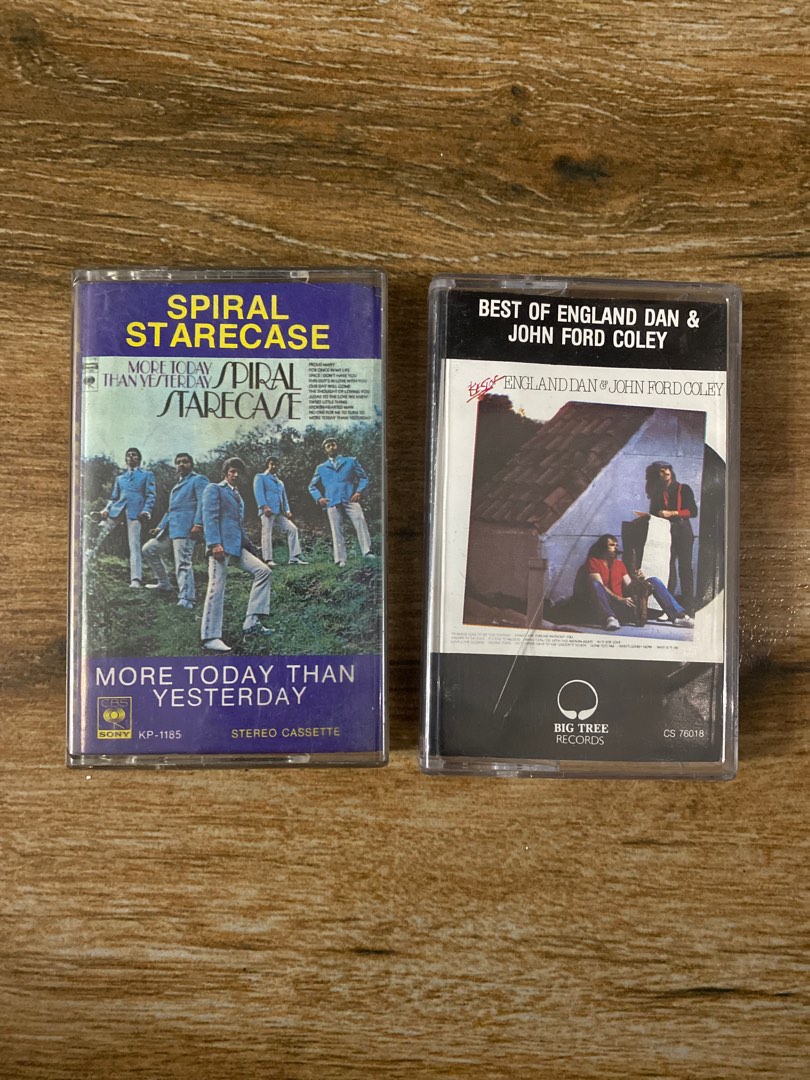Spiral Starecase More Today Than Yesterday and Best of England Dan & John Ford Coley Cassette ...