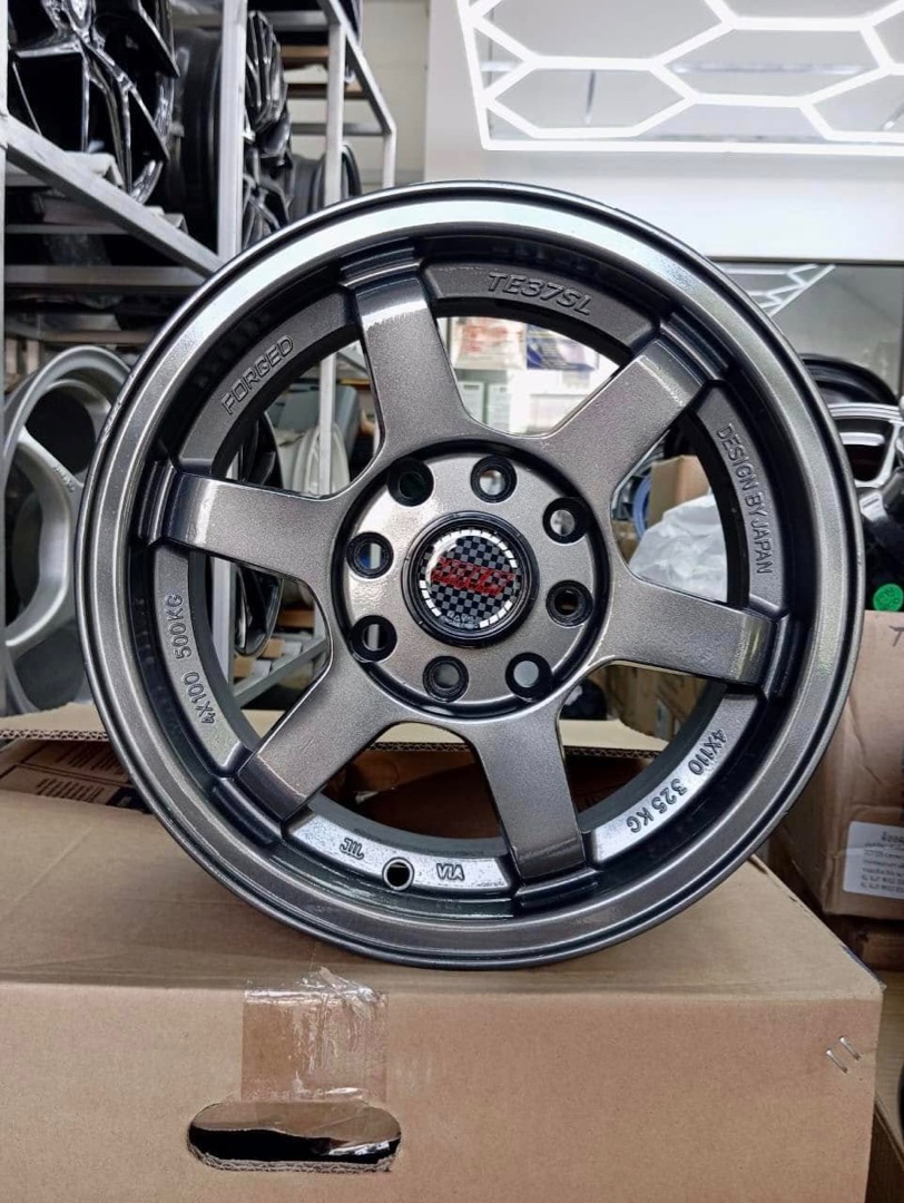 SPORT Rim TE37 13" AXIA VIVA KELISA WIRA SARTIA NEO IRIZ GEN2 ISWARA ...