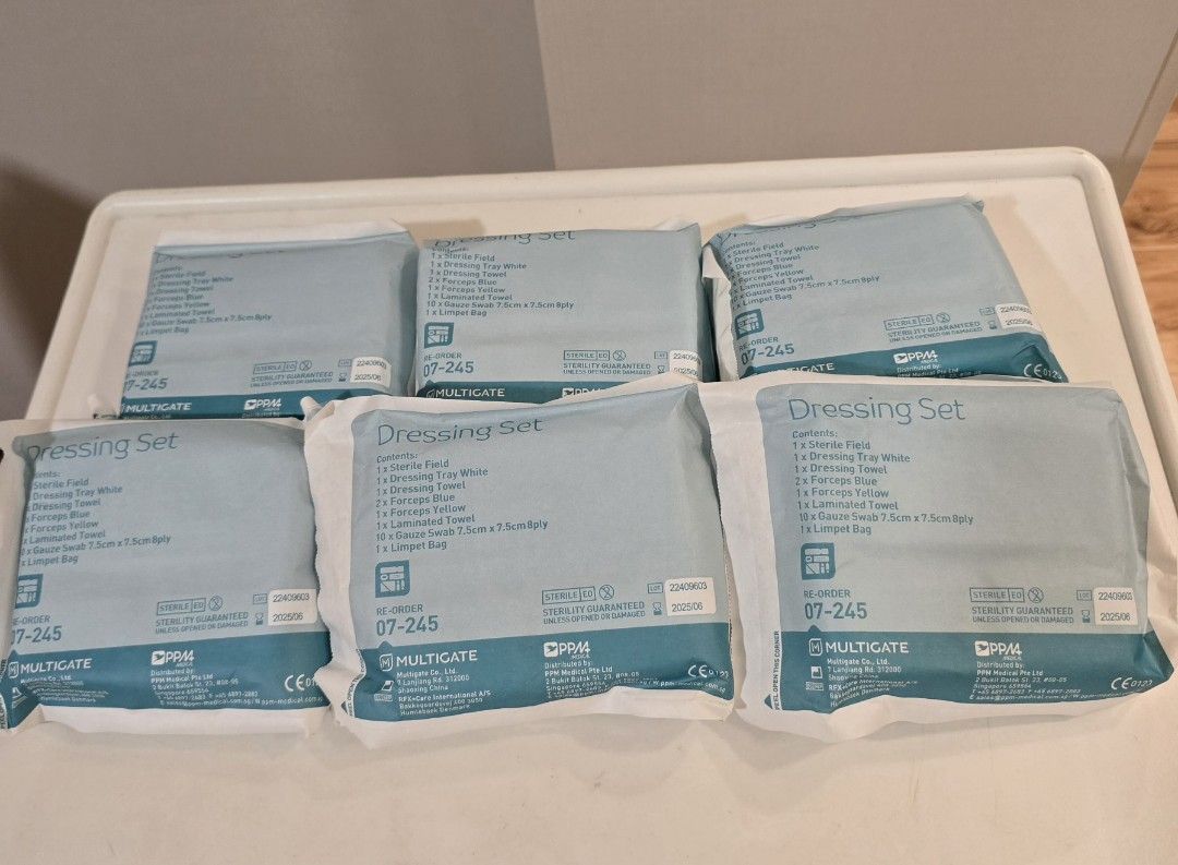 Multigate Sterile Dressing Set ($4 for all 6 pkts), Health & Nutrition ...