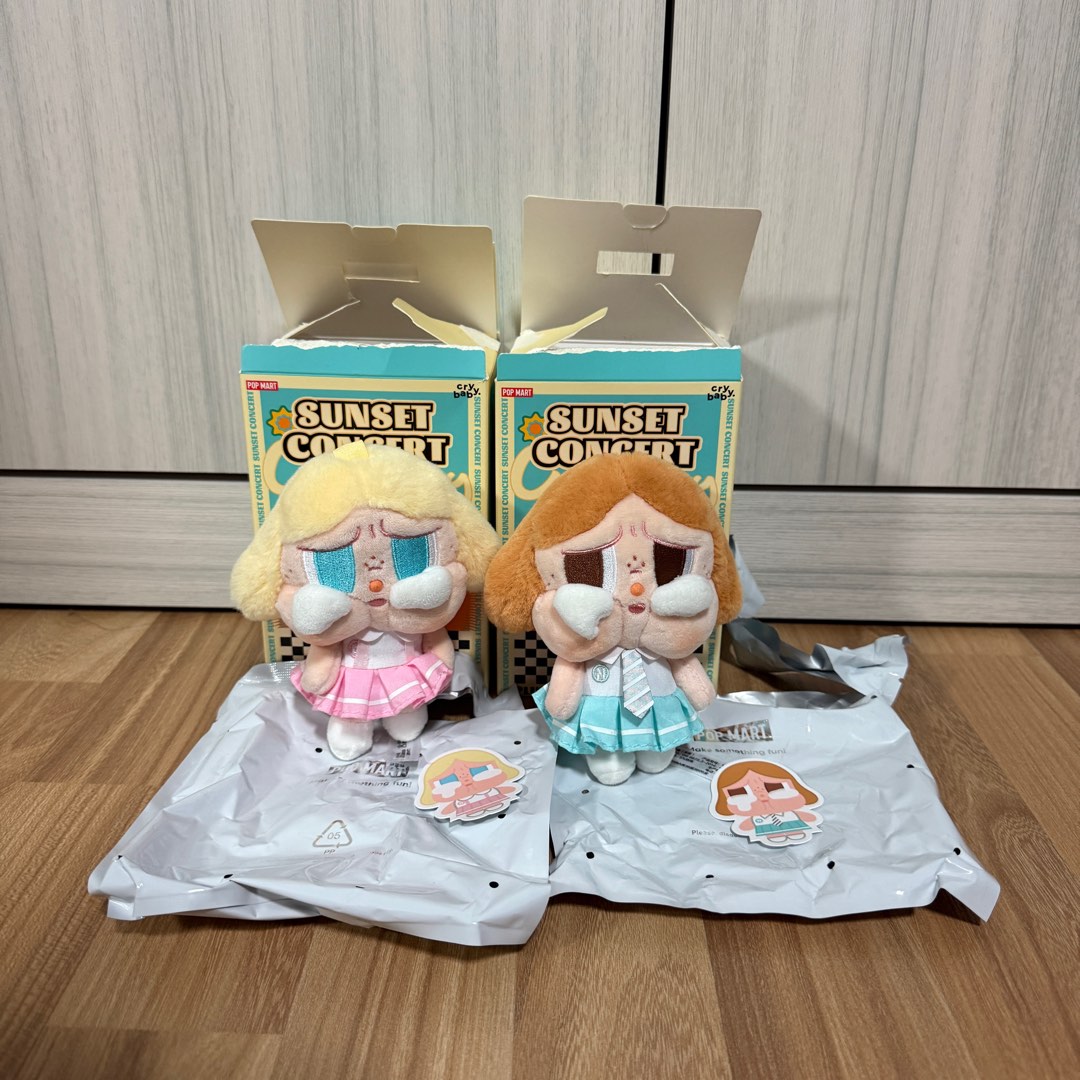 Sunset concert Crybaby Popmart, Hobbies & Toys, Toys & Games on Carousell
