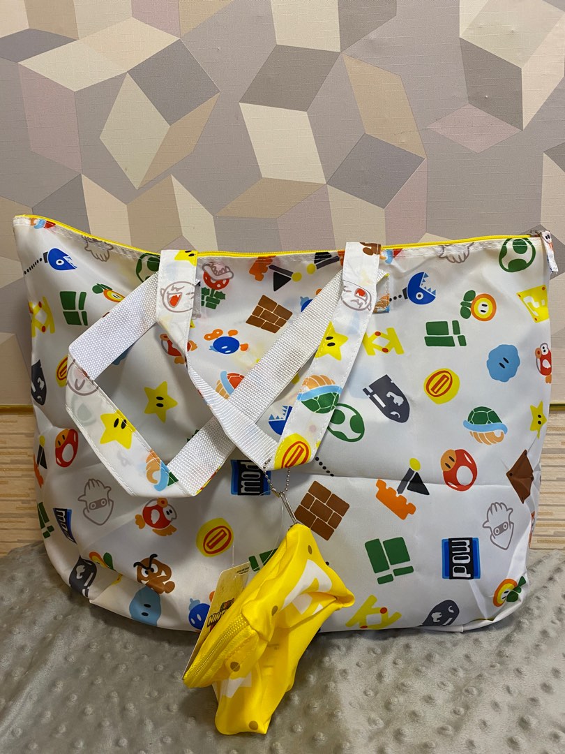 SUPER MARIO Packable Bag, Babies & Kids, Going Out, Diaper Bags ...