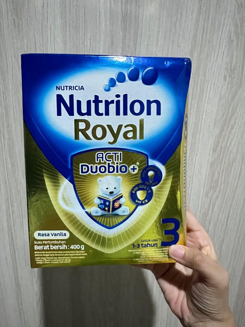 Susu formula sufor Nutrilon Royal 3 Vanilla 400gr usia 1 tahun keatas ...