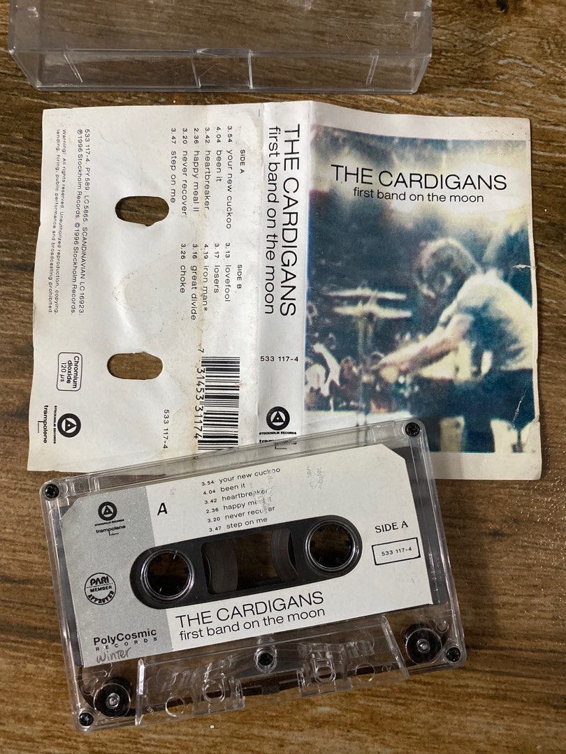 THE CARDIGANS First Band on the Moon Cassette Tape, Hobbies & Toys ...