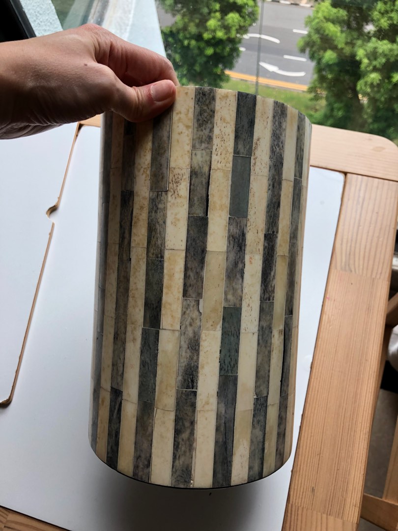 The House of Lili: Bone inlay flower vase, Furniture & Home Living ...