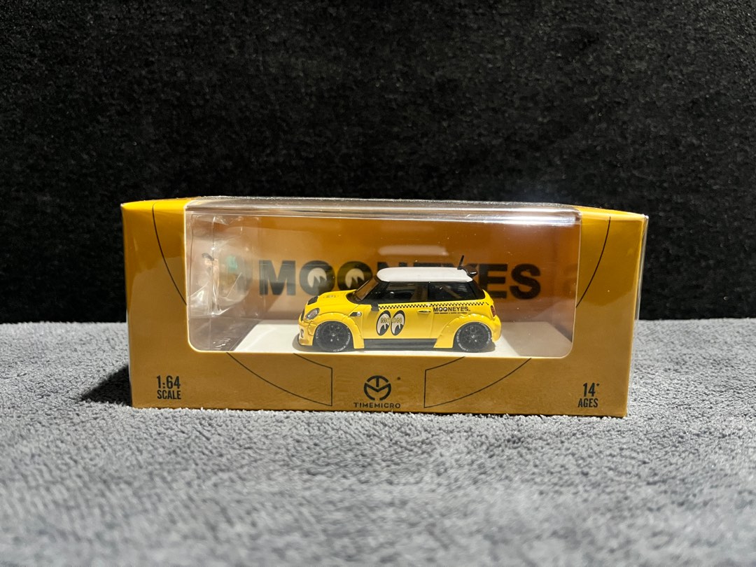 Time Micro Mooneyes Mini Cooper with Figure, Hobbies & Toys, Toys ...