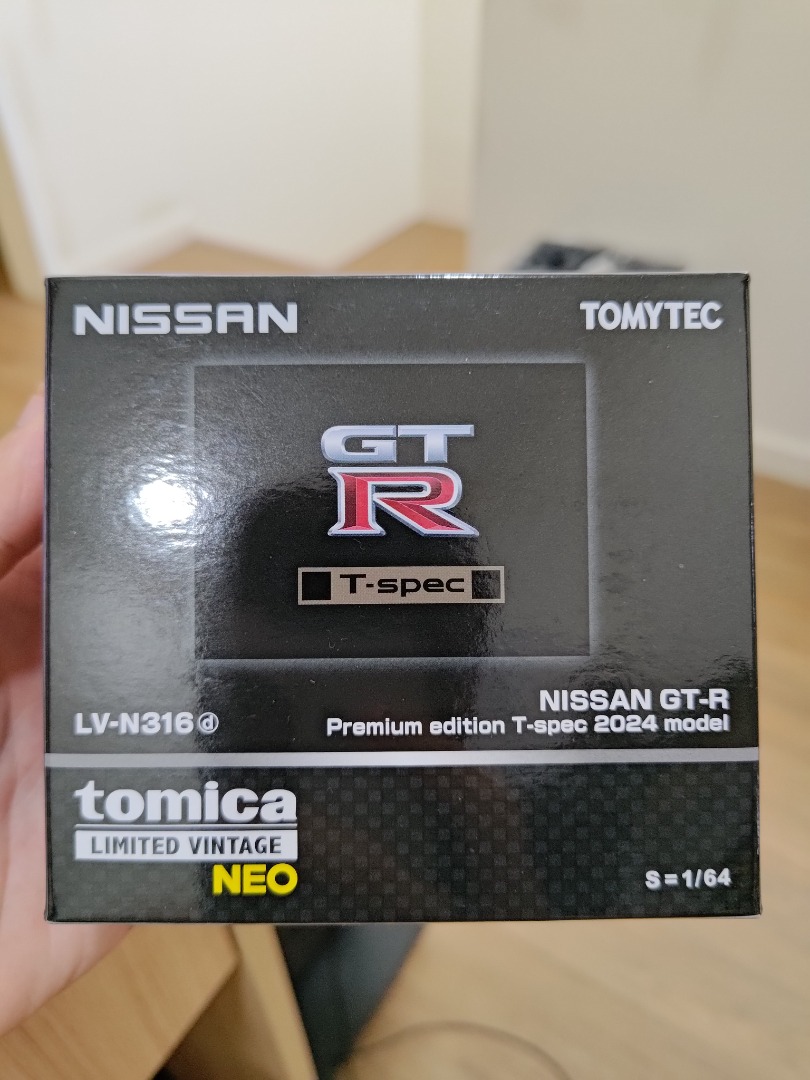 Tomytec TLVN Nissan GT-R Premium Edition T-Spec (Black) [LV-N316d ...