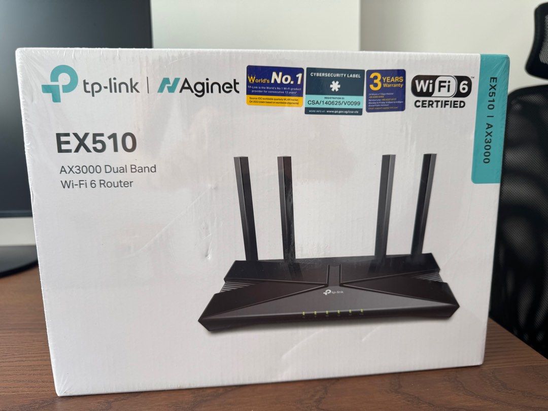 TP-Link EX510 AX3000 Dual Band Wifi 6 Router, Computers & Tech, Parts ...