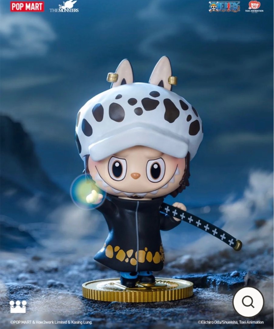 One Piece Trafalgar Law Labubu Authentic Popmart, Hobbies & Toys, Toys ...