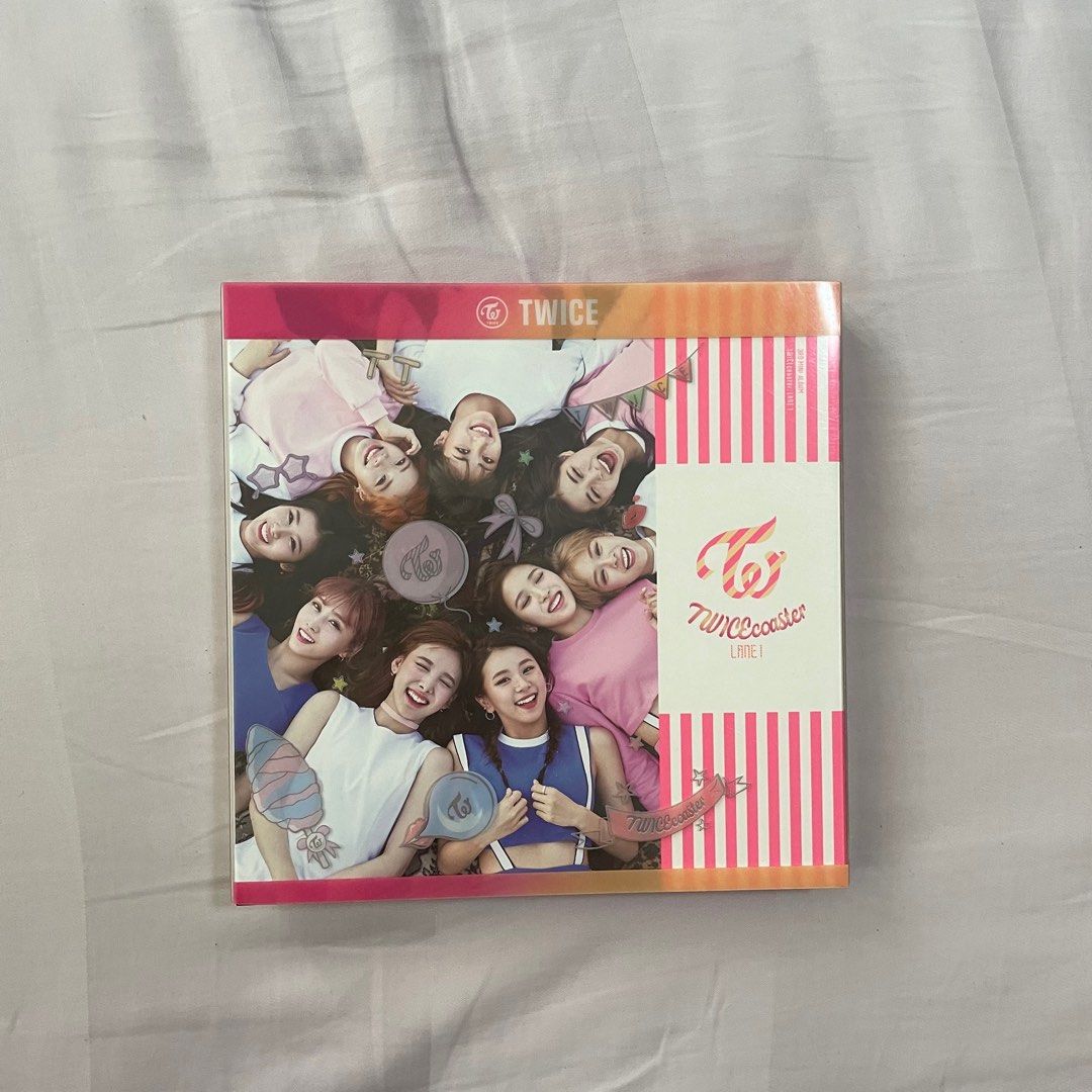 TWICE Twicecoaster : Lane 1 Neon magenta Ver. Photobook Sticker ...